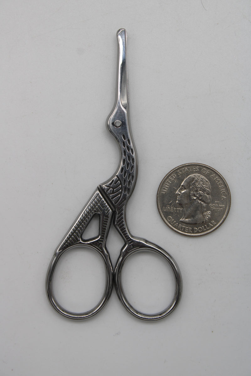 scissors bird silver color – Laughing Woman Crafts & Supplies